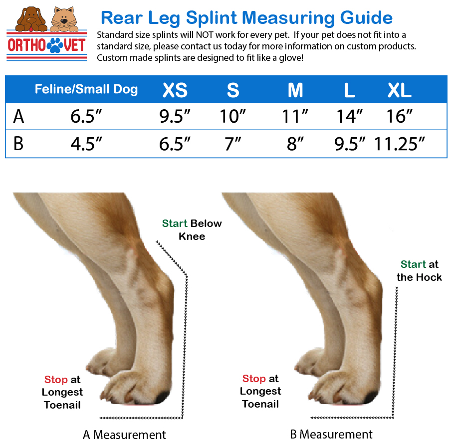 Full Rear Leg Splint – OrthoVet LLC